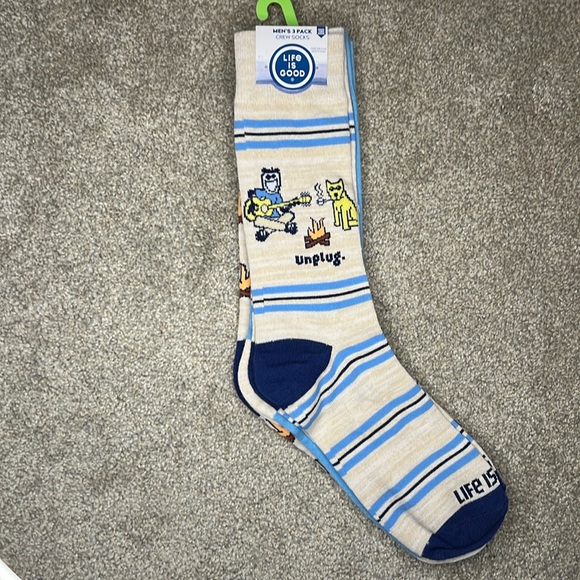 Life Is Good | Underwear & Socks | Nwt Life Is Good Mens 3 Pair Pack ...